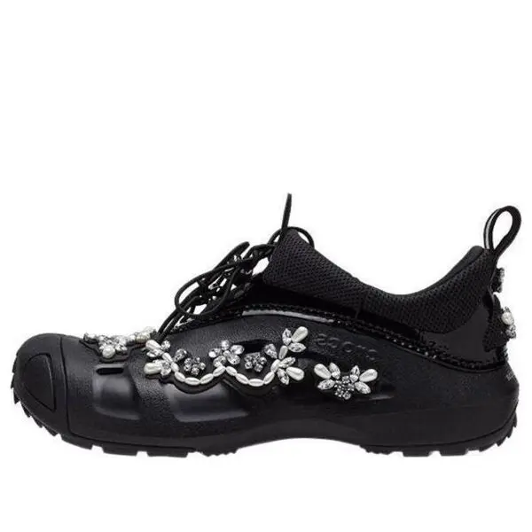 CROCS X Simone Rocha Embellished Low Top Sneakers - Black