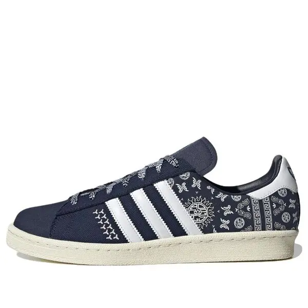 Adidas Campus 80s Sneakers - Navy/white