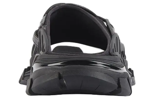 Balenciaga Track Slide Sandals - Black