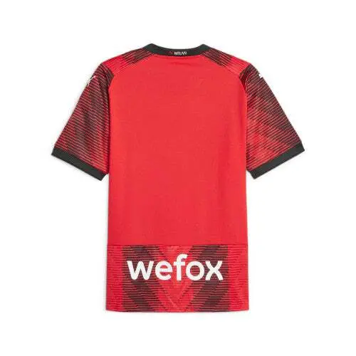 PUMA Ac Milan 23/24 Home Short Sleeve Football Jersey