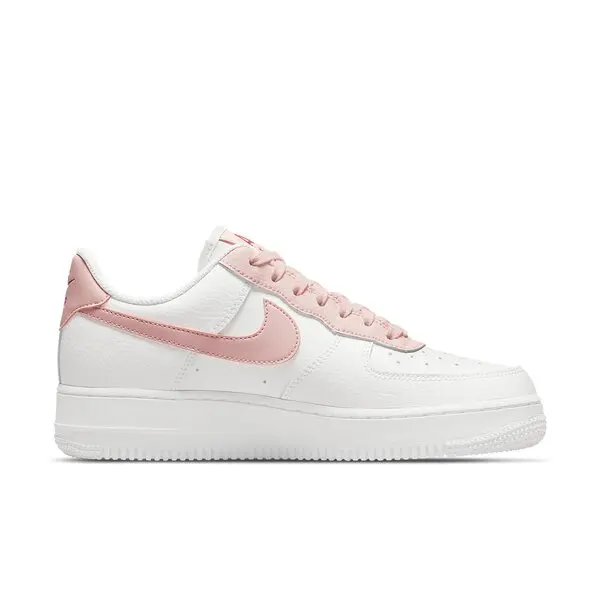 Nike Force 1 '07 High Top Sneakers - White/pink