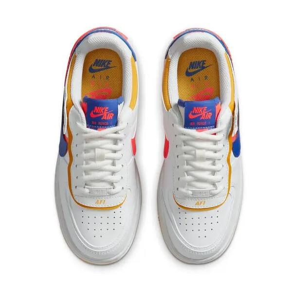 Nike Force 1 Shadow Sneakers - White/blue/red