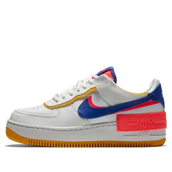 Nike Force 1 Shadow Sneakers - White/blue/red