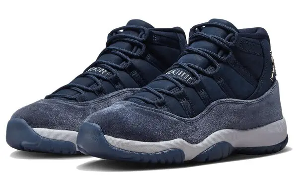 JORDAN Retro Midnight Navy Velvet - Blue