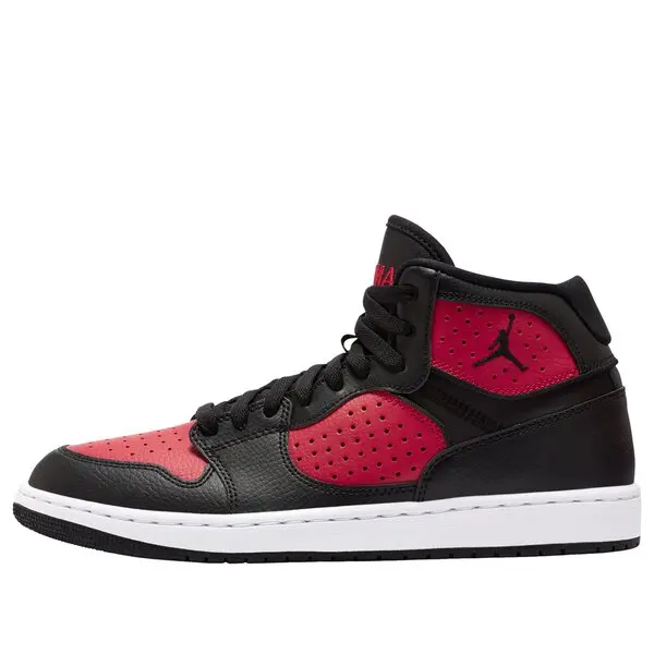 JORDAN Air Access Mid Top Sneakers - Black/red