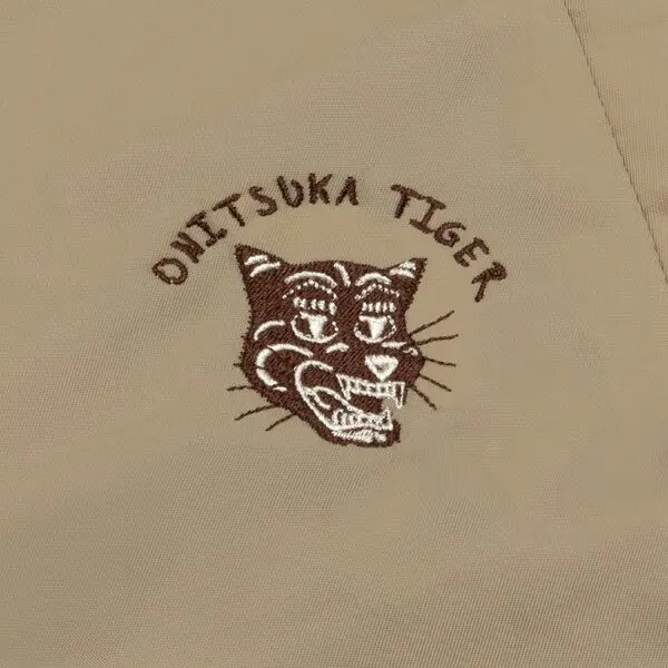 Onitsuka Tiger Embroidered Bomber Jacket - Khaki
