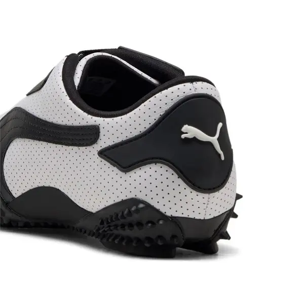 PUMA Mostro Perforated Leather Sneakers - White/black