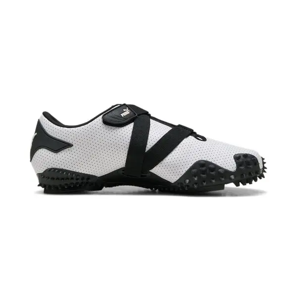 PUMA Mostro Perforated Leather Sneakers - White/black