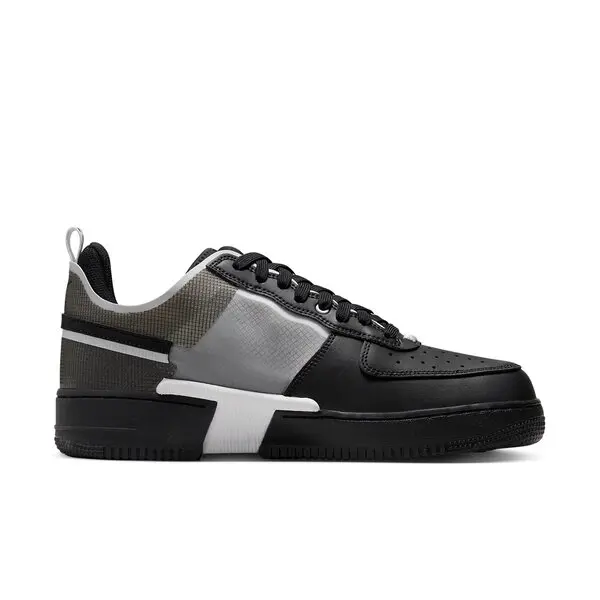 Nike Force 1 React Low Top Sneakers - Black/gray