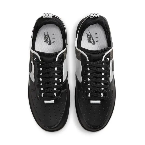 Nike Force 1 React Low Top Sneakers - Black/gray
