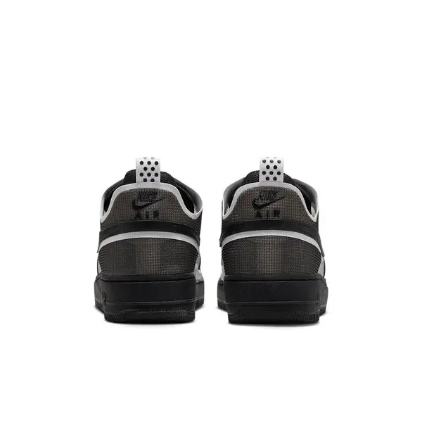 Nike Force 1 React Low Top Sneakers - Black/gray