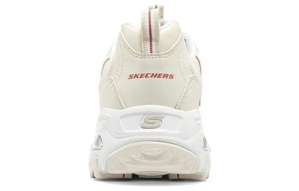 Sketchers Dlites 1.0 Lace-up Sneakers - Beige/white/pink