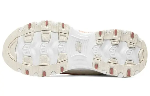 Sketchers Dlites 1.0 Lace-up Sneakers - Beige/white/pink