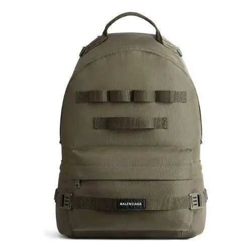 Balenciaga Army Medium Multicarry Backpack - Dark Green