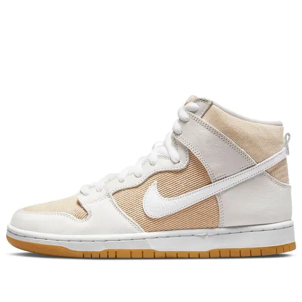 Nike Dunk High Pro Iso Sb "unbleached Pack Natural - White