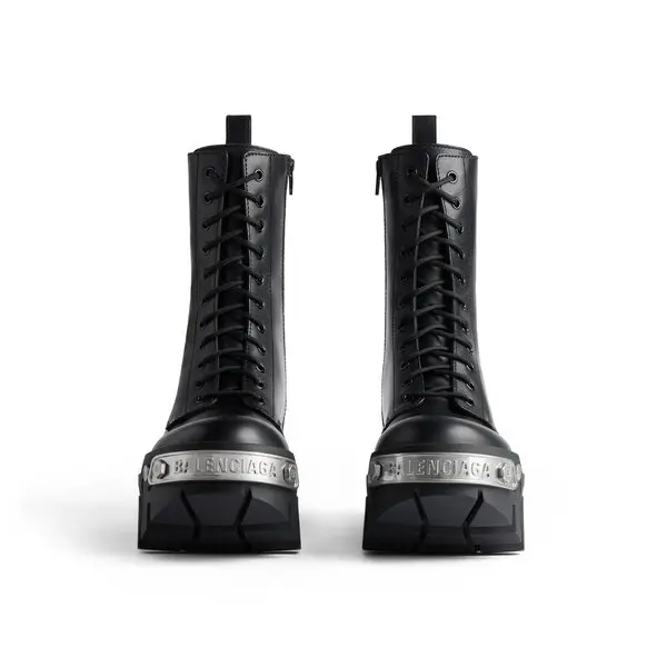 Balenciaga Bulldozer Lace Up Boots