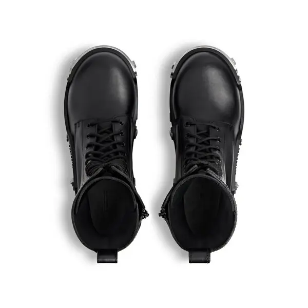 Balenciaga Bulldozer Lace Up Boots