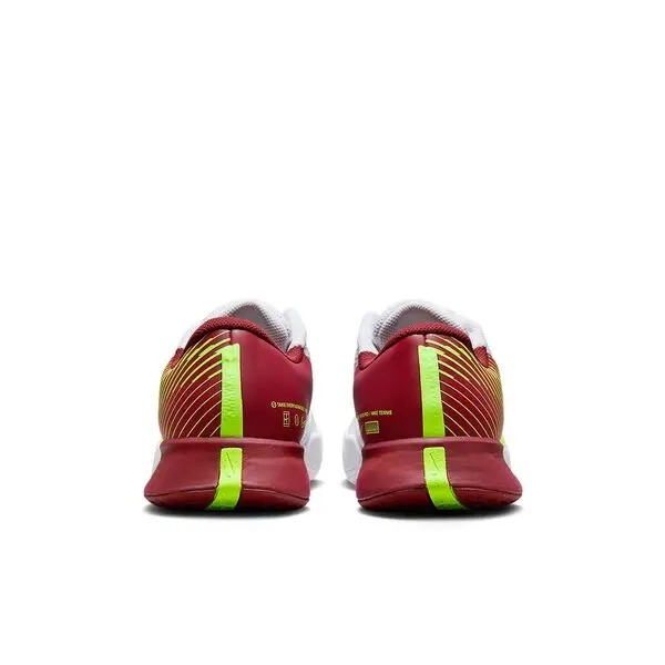 Nike Court Air Zoom Vapor Pro 2 Hc Sneakers - White/team Red/lime Blast
