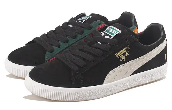 PUMA The Hundreds X Clyde "color Blocking" Low Top Sneakers - Black