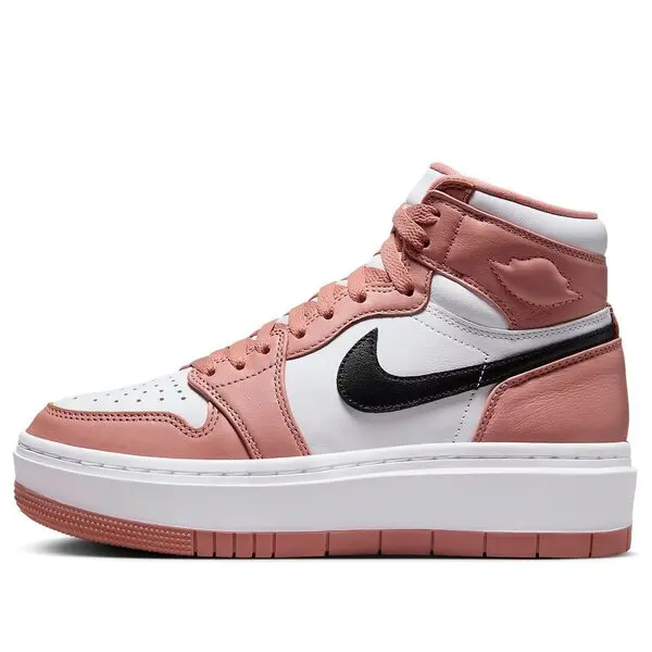 JORDAN 1 Elevate High Sneakers - Red Stardust/black/white