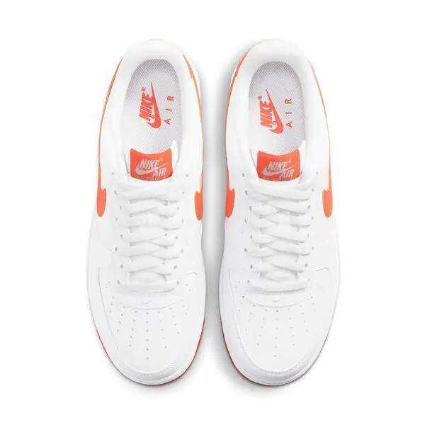Nike Force 1 '07 Low Top Sneakers - White/orange