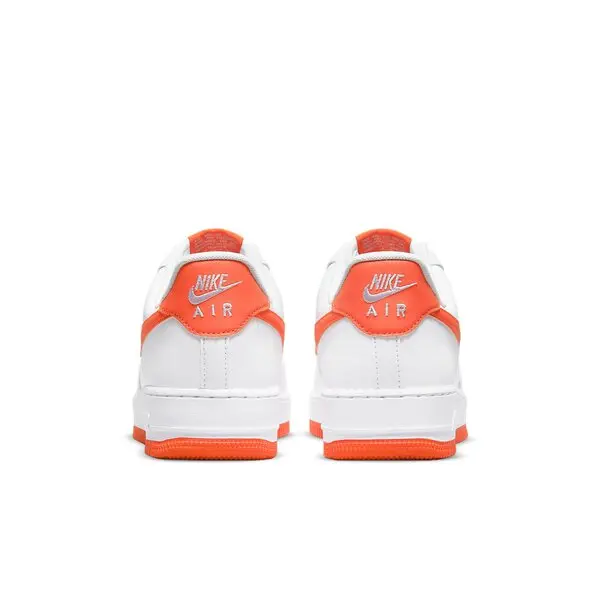 Nike Force 1 '07 Low Top Sneakers - White/orange