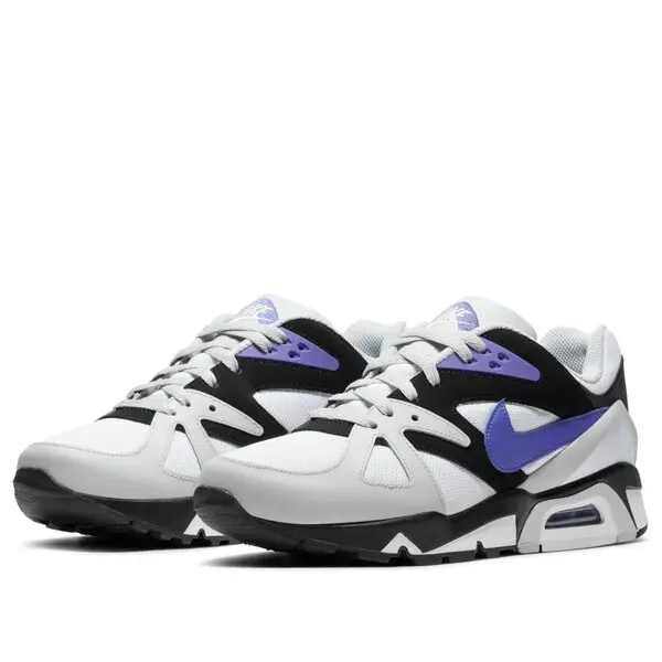 Nike Zoom Structure Triax 91 Sneakers - White/purple/black