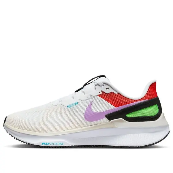 Nike Zoom Structure 25 Se Athletic Sneakers - White/purple/red