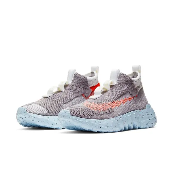 Nike Space Hippie 02 "this Is Trash" Casual Sneakers - Graybluered
