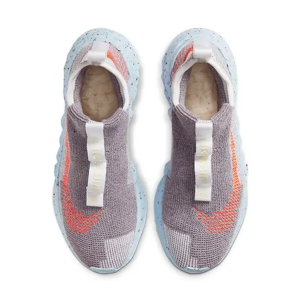 Nike Space Hippie 02 "this Is Trash" Casual Sneakers - Graybluered
