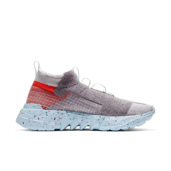 Nike Space Hippie 02 "this Is Trash" Casual Sneakers - Graybluered