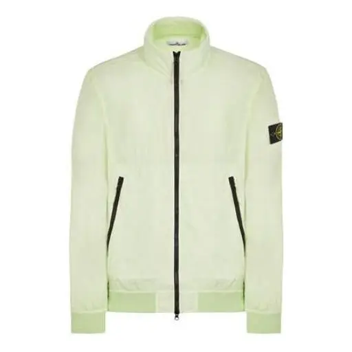 Stone Island Relaxed Compass Patch Jacket - Light Green