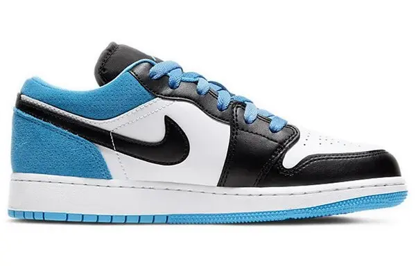 JORDAN 1 Low Se "laser Blue" Sneakers - Black/laser Blue/white