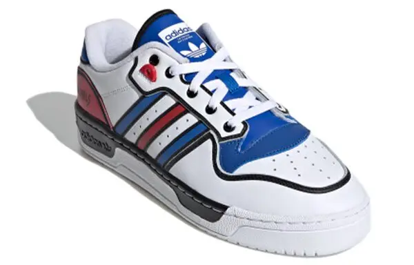 Adidas Originals Rivalry Low Sneakers - White/red/blue
