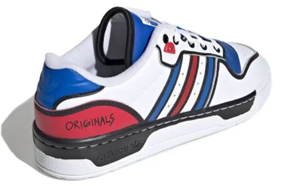 Adidas Originals Rivalry Low Sneakers - White/red/blue