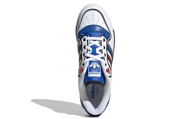 Adidas Originals Rivalry Low Sneakers - White/red/blue