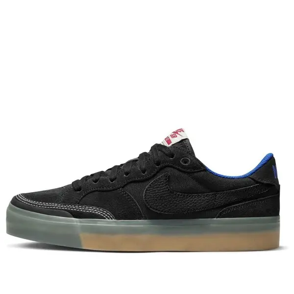 Nike Zoom Pogo Plus Premium Sb Gum Low Top Sneakers - Black