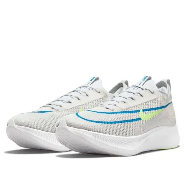 Nike Zoom Fly 4 'white Imperial Blue Lime Glow - Yellow/white/blue