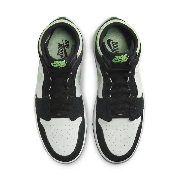 JORDAN 1 Zoom Cmft 2 High Top Sneakers - White/black/honeydew