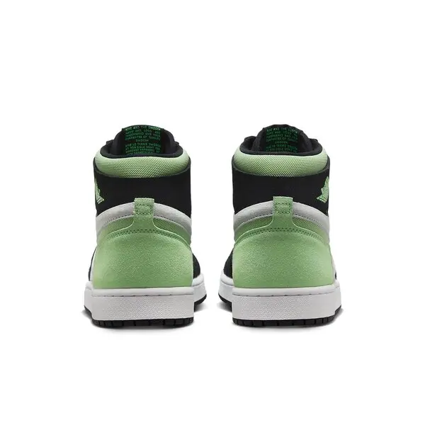JORDAN 1 Zoom Cmft 2 High Top Sneakers - White/black/honeydew