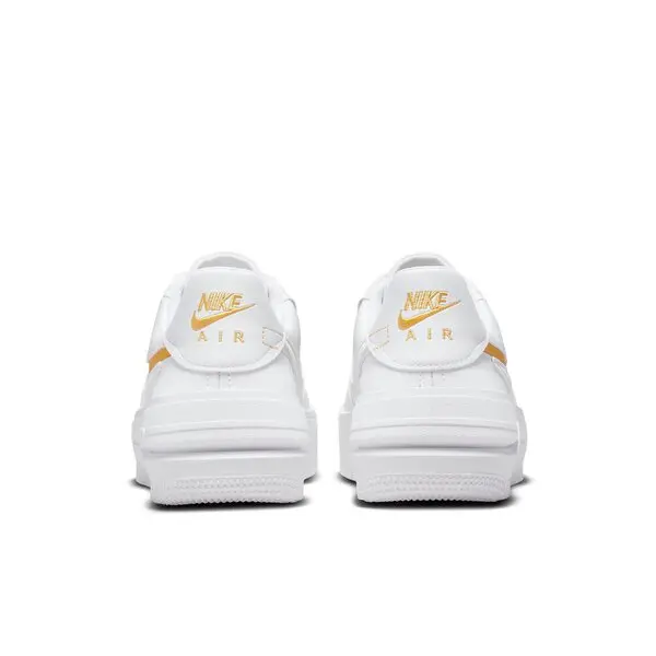 Nike Force 1 Plt.af.orm 'white Yellow Ochre' Sneakers - White/yellow