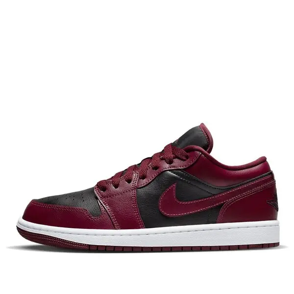 JORDAN 1 Low "dark Beetroot - Black/red