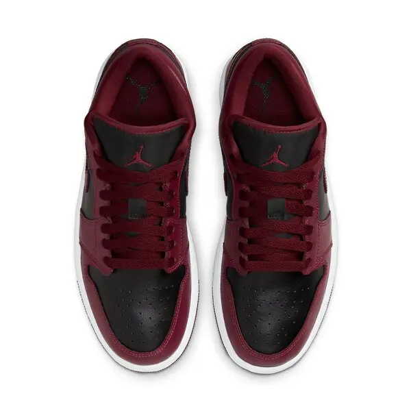 JORDAN 1 Low "dark Beetroot - Black/red