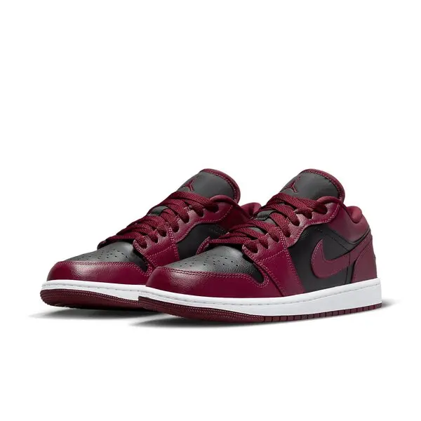 JORDAN 1 Low "dark Beetroot - Black/red