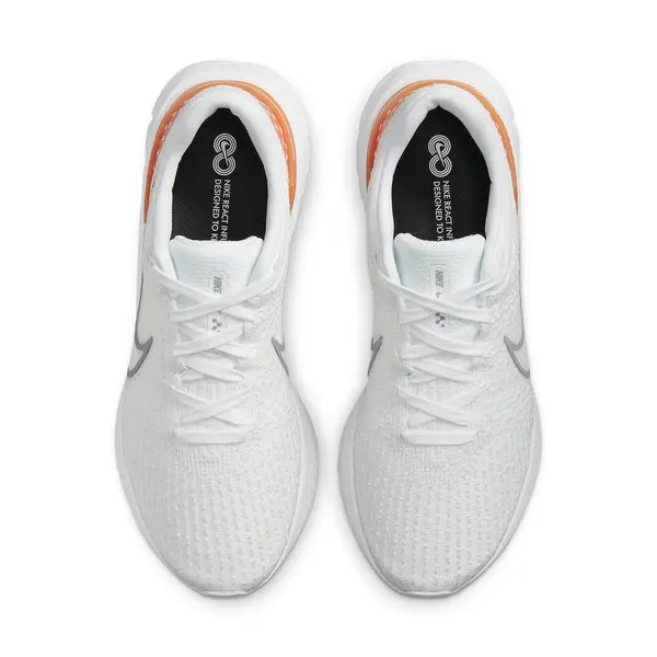Nike React Infinity Run Flyknit 3 - White/yellow