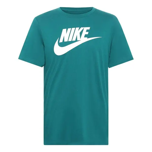 Nike As Nsw Tshirt Icon Futura 'teal - Teal/white