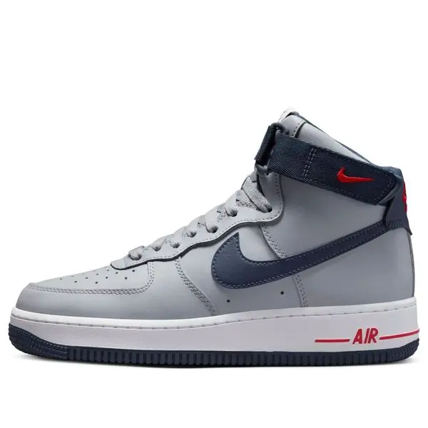 Nike Force 1 High Top Sneakers - Gray/blue