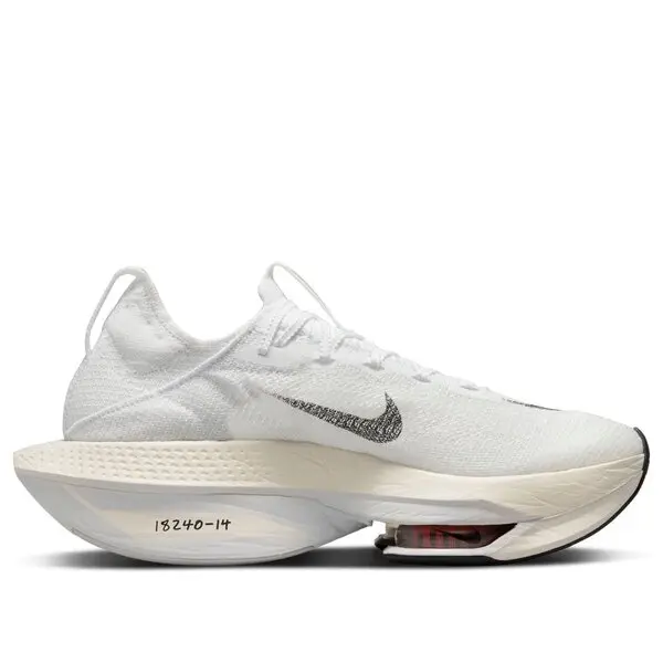 Nike Zoom Alphafly Next% 2 Athletic Sneakers - White/black