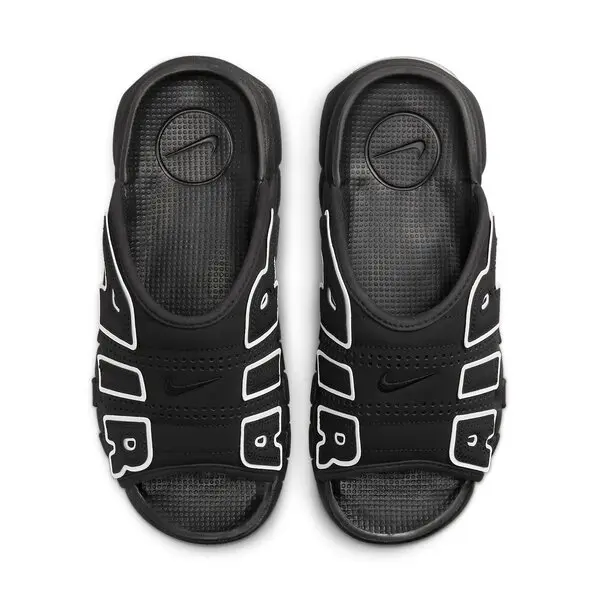 Nike More Uptempo Slide - Black/white-black-clear
