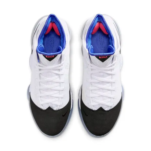 Nike Lebron 19 Low Athletic Sneakers - White/black/blue